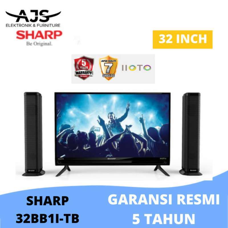 Promo Tv Sharp Led Aquos 32 Inchi 2t-c32bb1i-tb Resmi Termurah - Putih Diskon 6% Di Seller ...