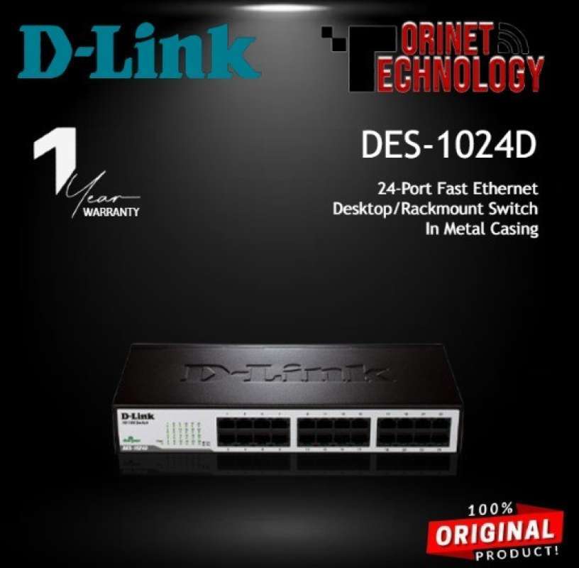 Promo Switch Hub Dlink 24 Port Des 1024d Diskon 23% Di Seller Praptuma ...