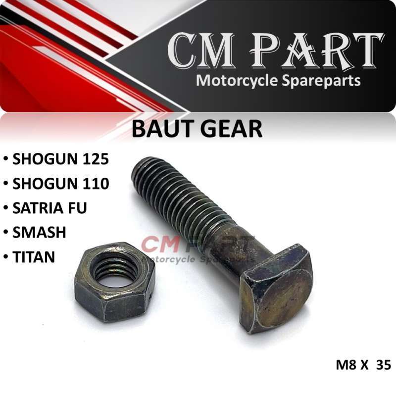 Jual Baut Gear/gir Suzuki Shogun 110 125 Smash Titan Satria Fu M8 X 35 ...