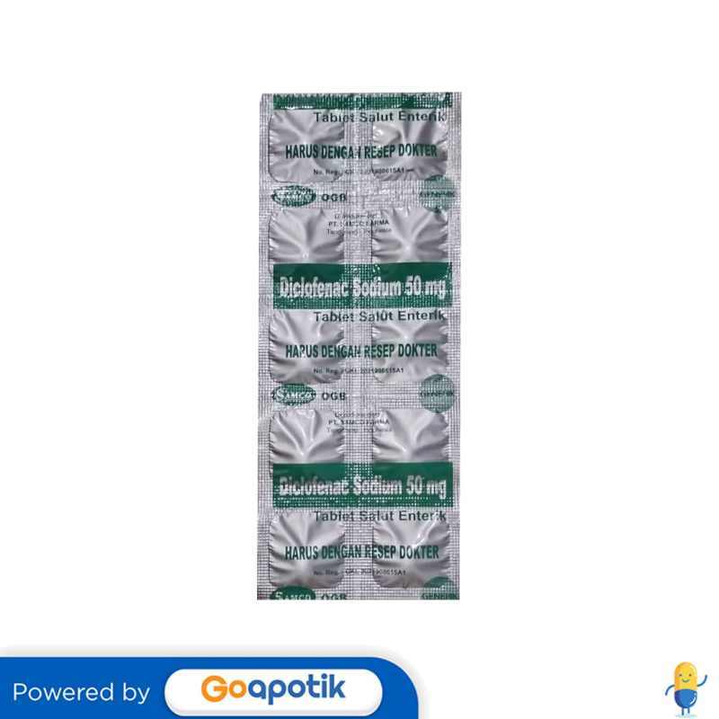 Jual Diclofenac Sodium Samco 50 Mg Strip 10 Tablet Di Seller Apotek Firdaus Garut - Wanaraja ...