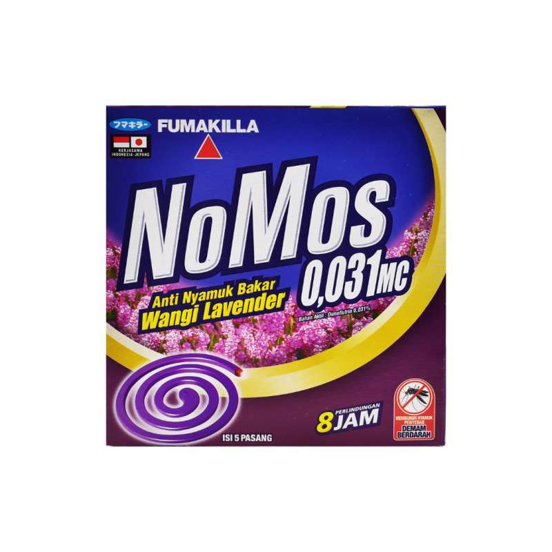 Jual Obat Nyamuk Bakar Nomos Lavender Standar 8 Jam 125 Gr Di Seller ...