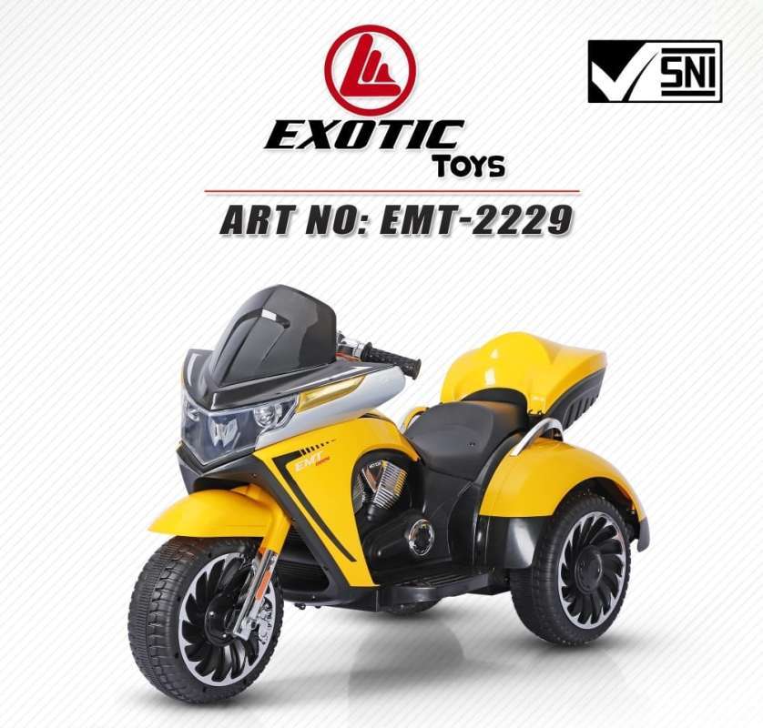 Jual Motor Aki Exotic Emt 2229 Ride-on Toys Harley Style One Key Stater ...