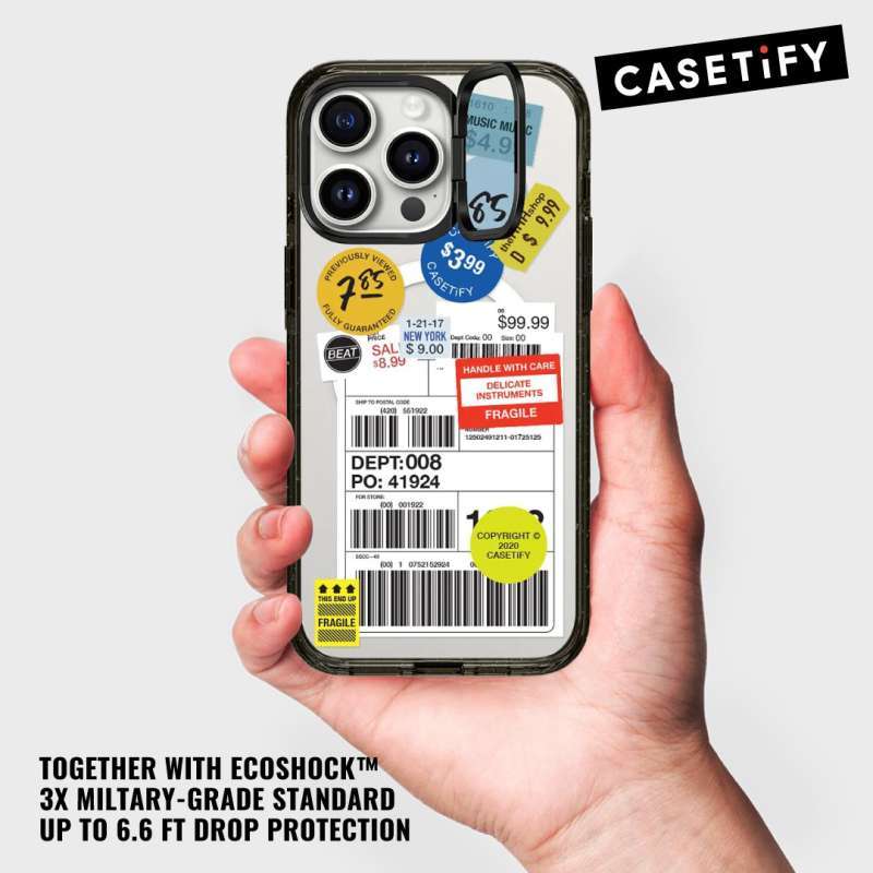Jual Case iPhone 15 Pro Max Casetify MagSafe Impact Ring Sticker Design ...