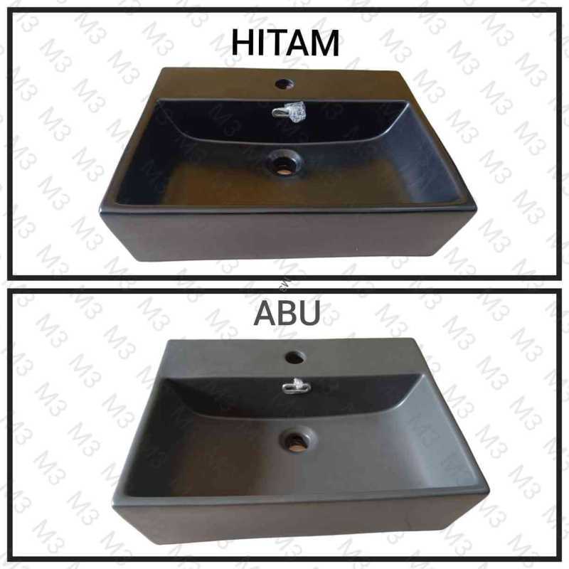 Jual Wastafel Keramik K282 / Wastafel Cuci Tangan / Wastafel Hitam Abu ...