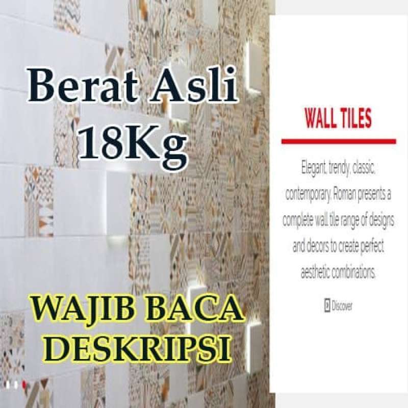 Promo Keramik Dinding Roman W63454r 30x60 D'foscari Beige Kw1 Diskon 28 ...