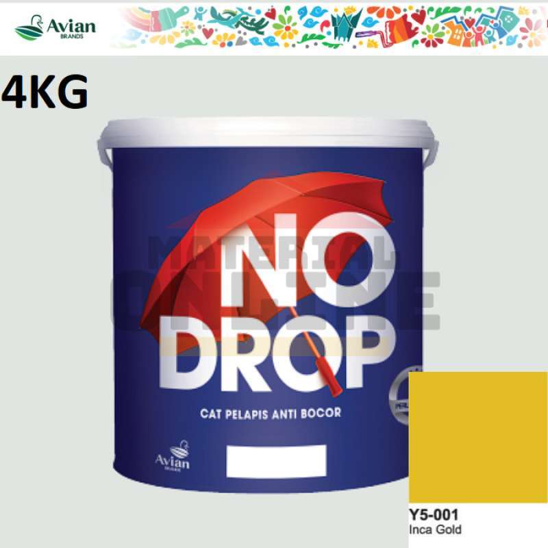 Promo Nodrop No Drop Tinting 4kg 4 Kg 'y5-001 Inca Gold Galon Diskon 23% Di Seller Dondon Tools ...