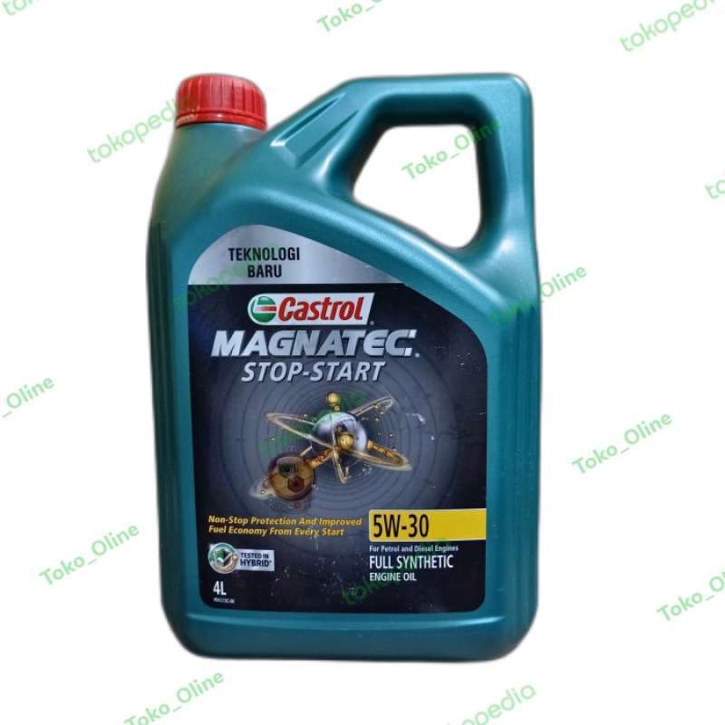 Promo Oli Mobil Castrol Magnatec Stop-start 5w-30 Full Synthetic 4 L ...