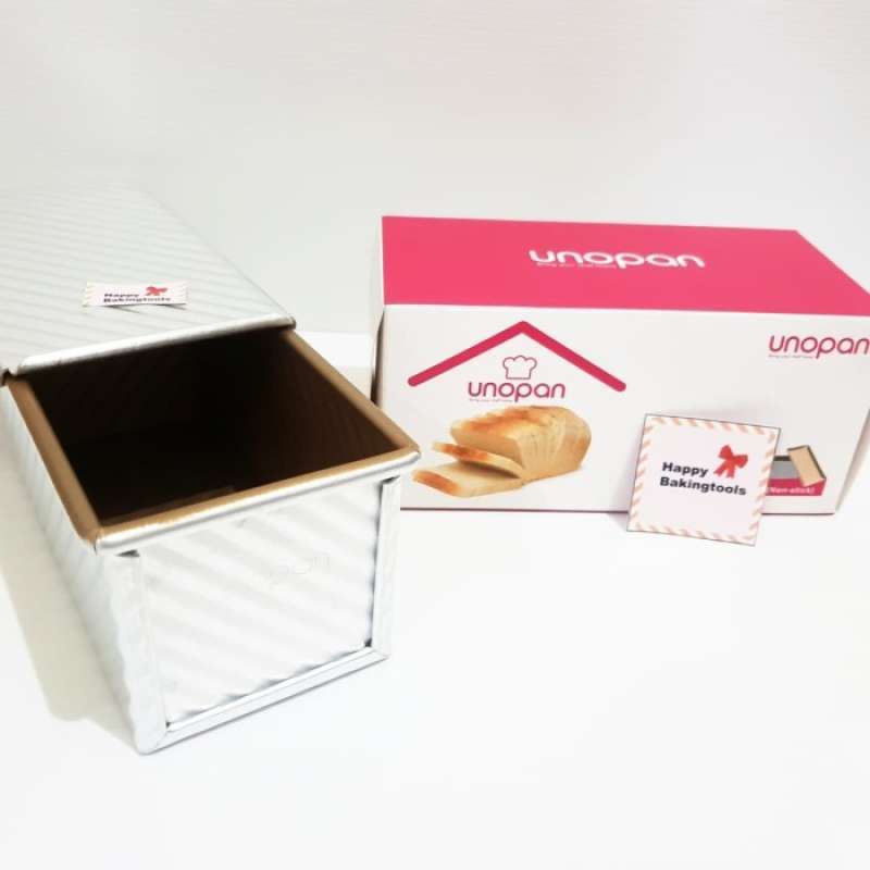 Promo Unopan Loaf Pan Corrugated 230g, Loyang Roti Import, Cetakan Roti ...
