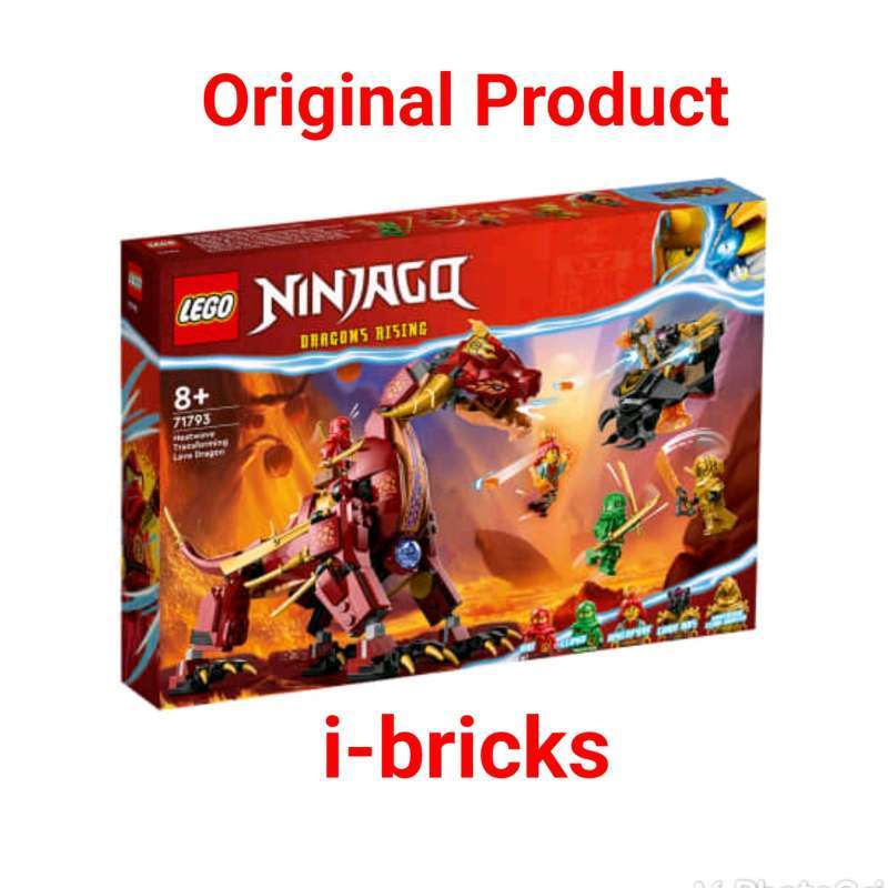 Jual Lego Ninjago 71793 Heatwave Transforming Lava Dragon Di Seller I ...