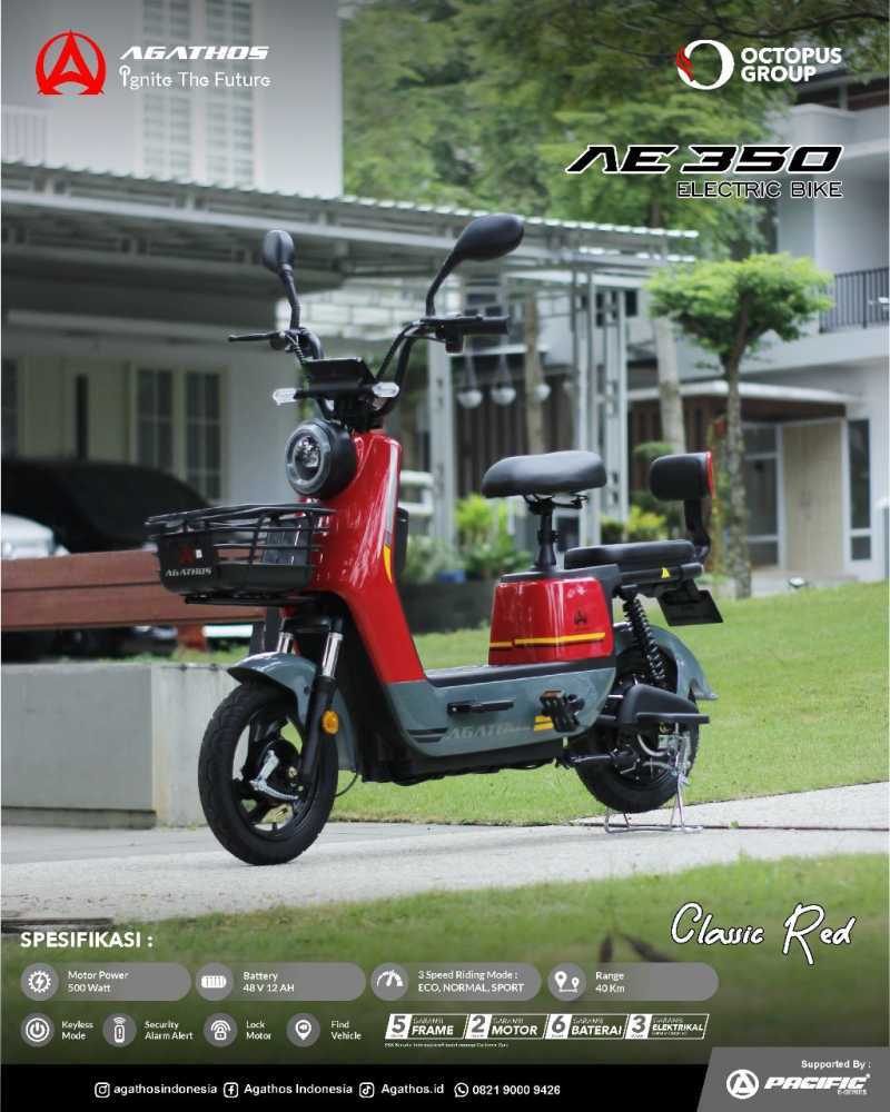 Jual Sepeda Listrik Agatos Original Terbaru - Harga Promo Murah Juli 2024 | Blibli