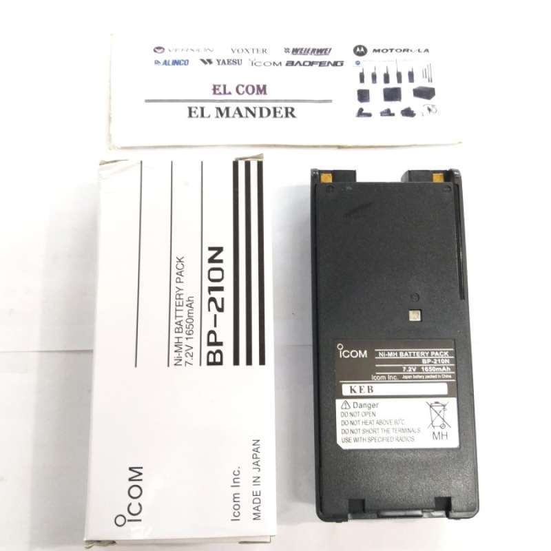 Promo Batre Ht Icom Ic V8 Ic A24 Ic A6 Bp 210n - Battery Ht Icom Bp ...