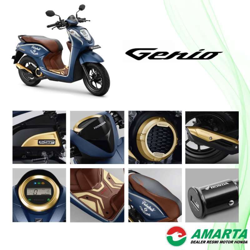 Jual Aksesoris Resmi Honda Genio Original Ori Resmi Ahm Gold Silver ...