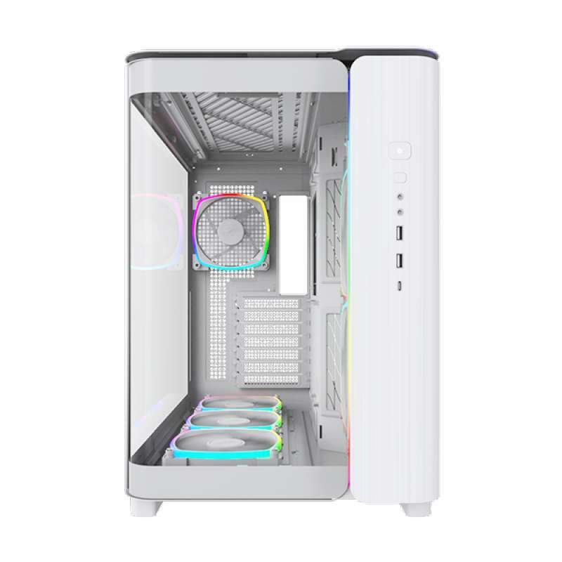 Jual Montech King 95 Pro White Black Red Blue | Casing Pc Atx Tempered ...