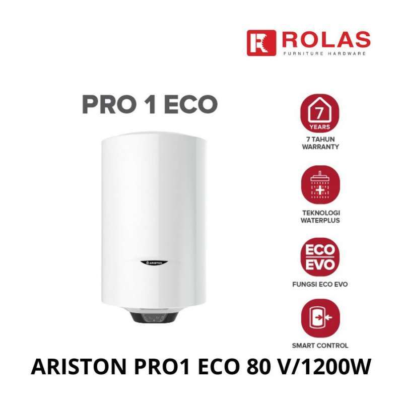 Jual Ariston Water Heater Pro1 Eco 80 V/1200w / Jual Water Heater Di ...