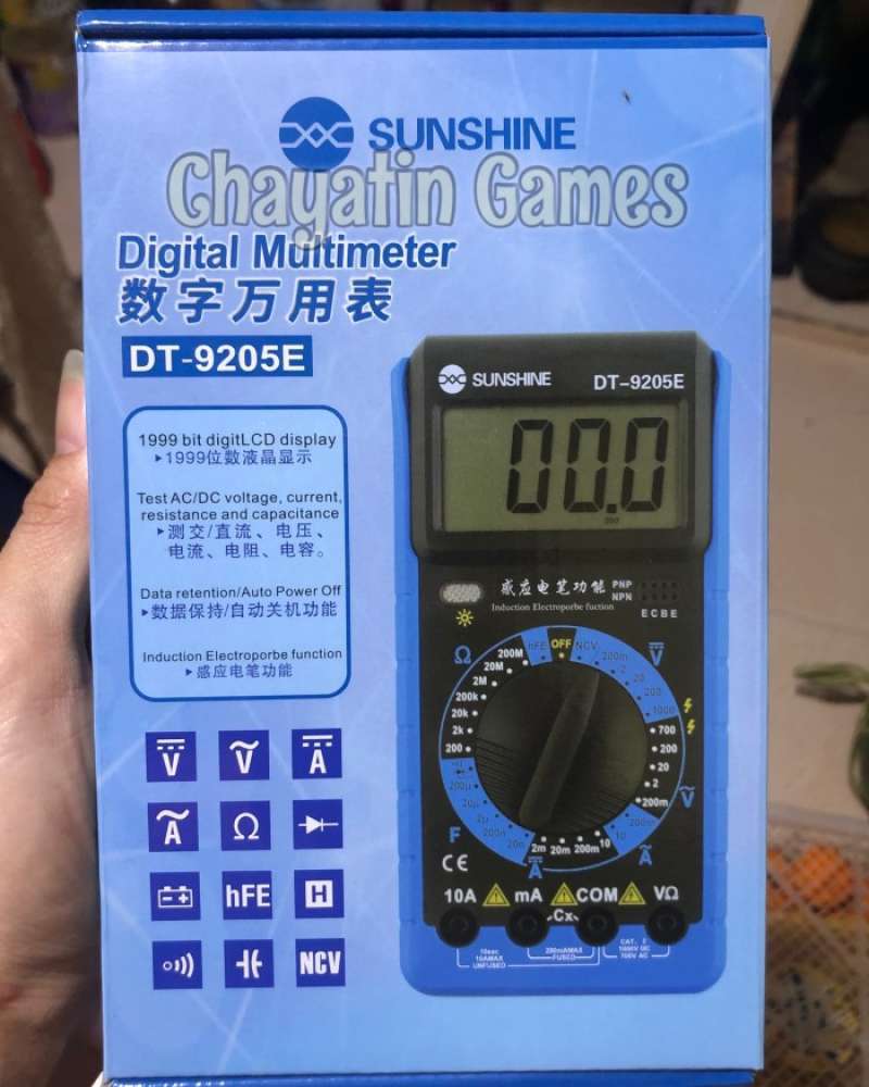 Promo Multitester / Avometer / Tester Digital Merk Sunshine Type Dt ...