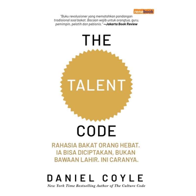 Promo The Talent Code Rahasia Bakat Orang Hebat Daniel Coyle Penulis Culture Diskon 23% Di ...