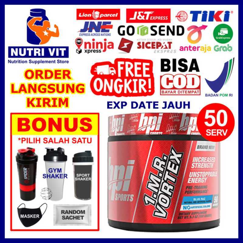 Promo Bpi 1mr Vortex 50 Serving Preworkout Bpi 1 Mr Vortex 50 Serving Pwo On Diskon 23% Di ...