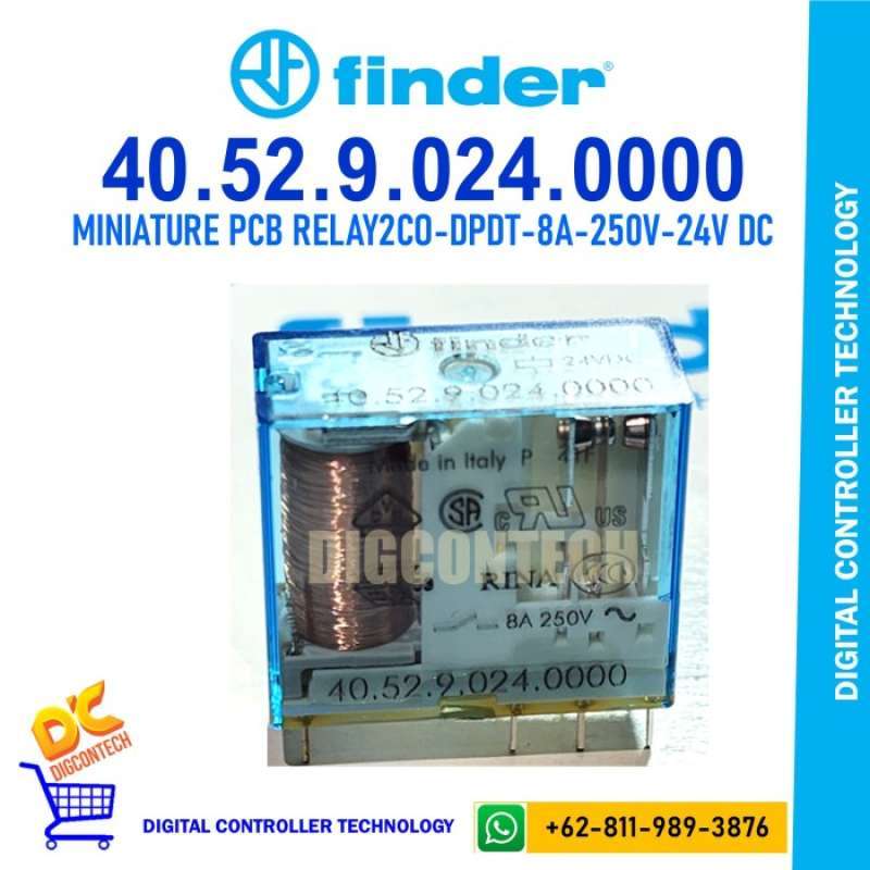 Promo Relay Finder 40.52 - 24vdc 8a 250vac Diskon 23% Di Seller ...