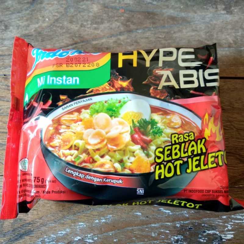 Jual Mie Instan Indomie Hype Seblak Hot Jeletot 75gram Di Seller ...