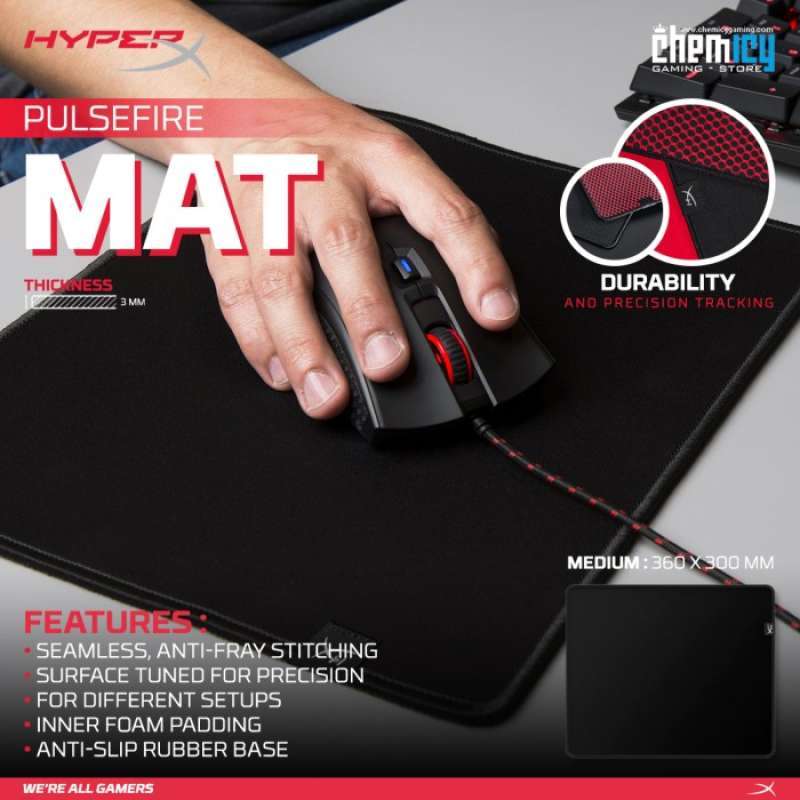 Promo Hyperx Pulsefire Mat Medium Cloth Surface Gaming Mousepad Diskon ...