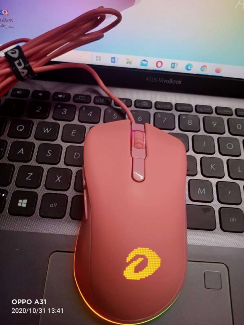 Promo Mouse Gaming Warna Pink Dareu Victor Em908 Rgb Fps / Moba Diskon ...
