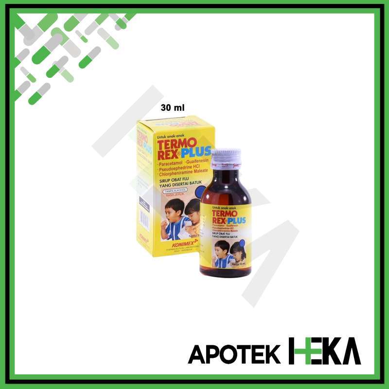 Jual Termorex Plus 30 Ml / 60 Ml - Sirup Batuk Pilek Anak Di Seller ...