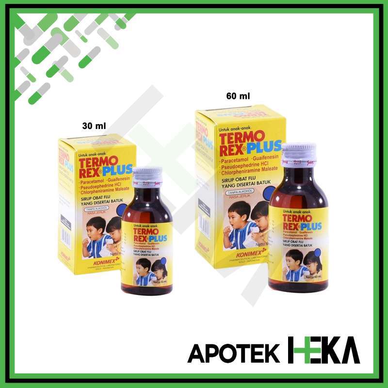 Jual Termorex Plus 30 Ml / 60 Ml - Sirup Batuk Pilek Anak Di Seller ...