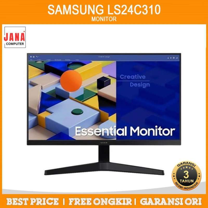 Jual Led Monitor Samsung Ls24c310 24 Flat Ips 75hz Frameless Di Seller ...