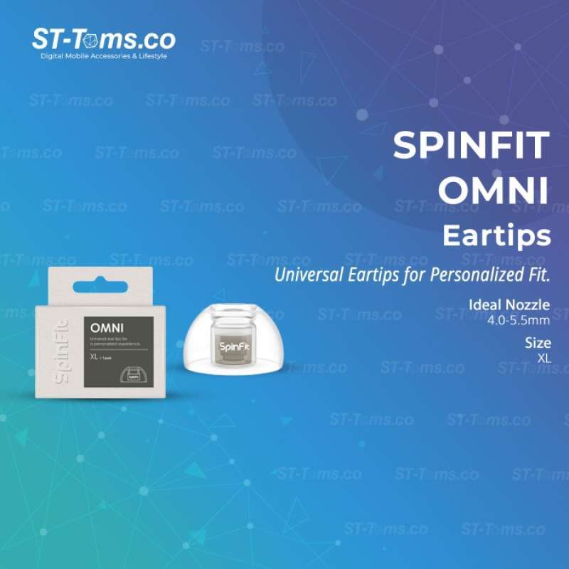 Promo Spinfit Omni Universal Eartips For Tws Earphone Tips - Xl Diskon ...