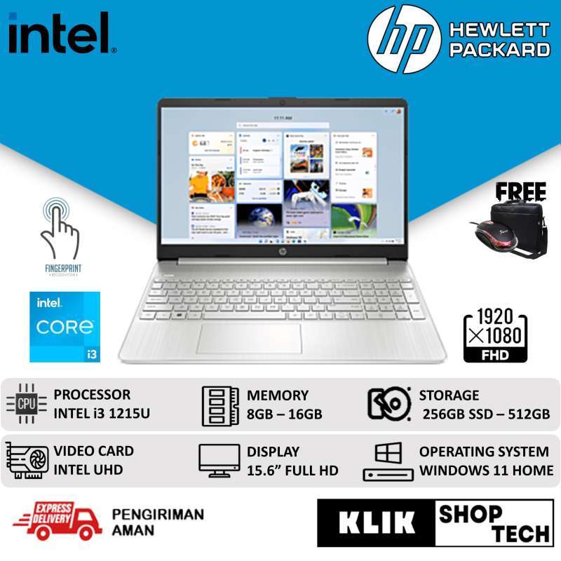 Jual Laptop Hp 15 Intel I3 1115g4 16gb 512gb Ssd 15 Inch Windows 11 ...