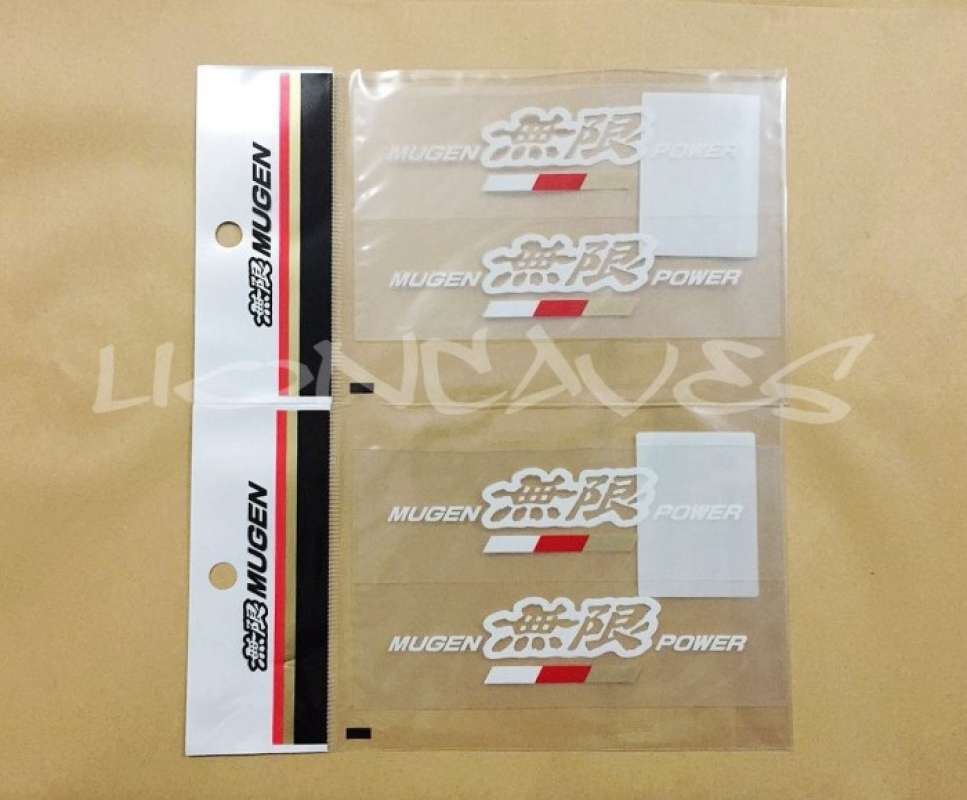 Promo Mugen Power Stiker A White - Av61- Made In Japan Diskon 19% Di ...
