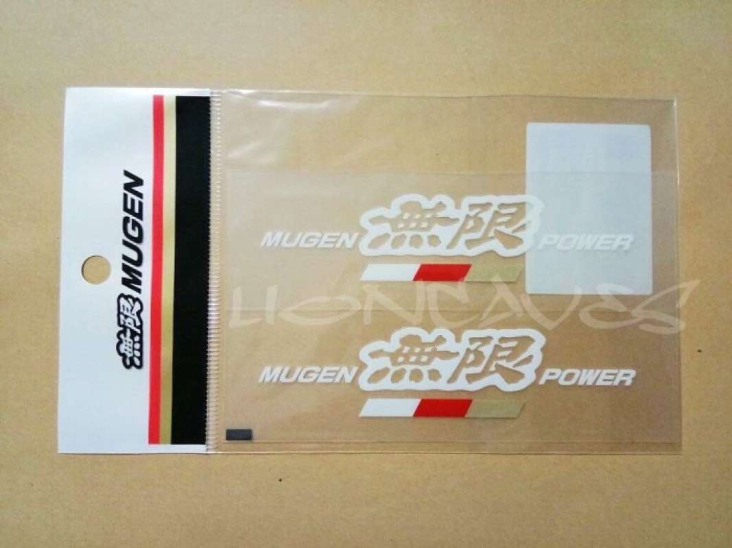 Promo Mugen Power Stiker A White - Av61- Made In Japan Diskon 19% Di ...