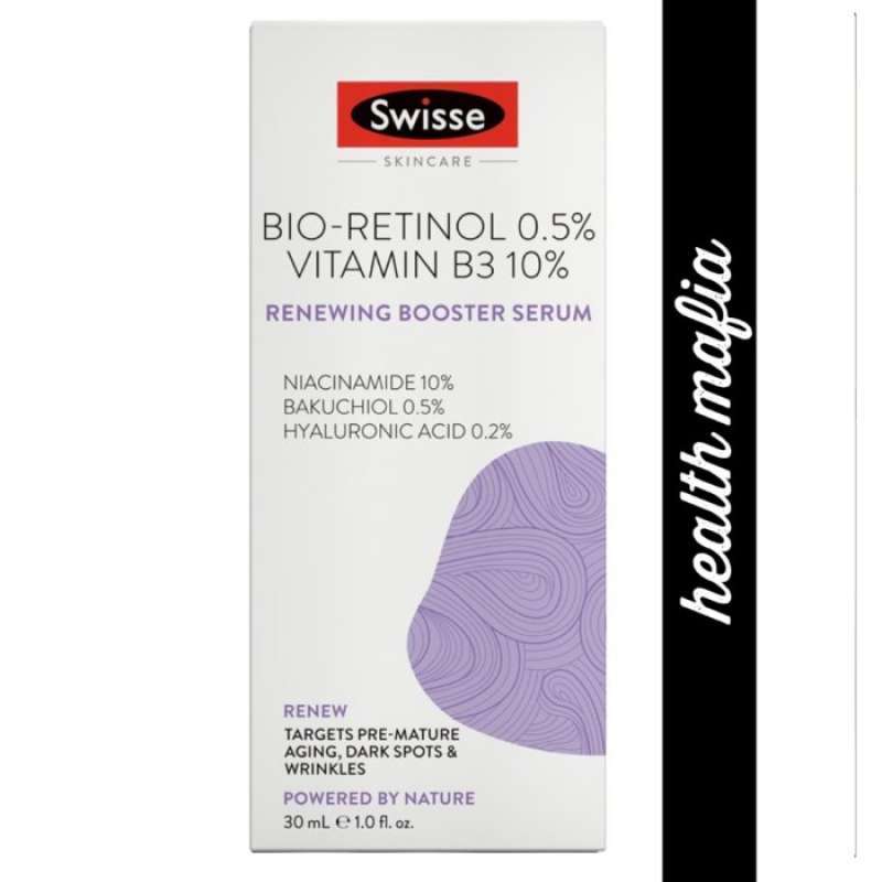 Promo Swisse Beauty Bio-retinol Vitamin B3 10% Renewing Booster Serum 30ml Diskon 33% Di Seller ...