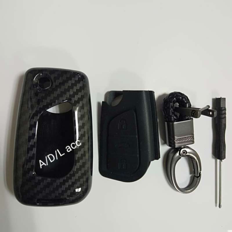 Promo Cover Casing Kesing Kunci Mobil Carbon Innova Reborn 2016 Hitam ...