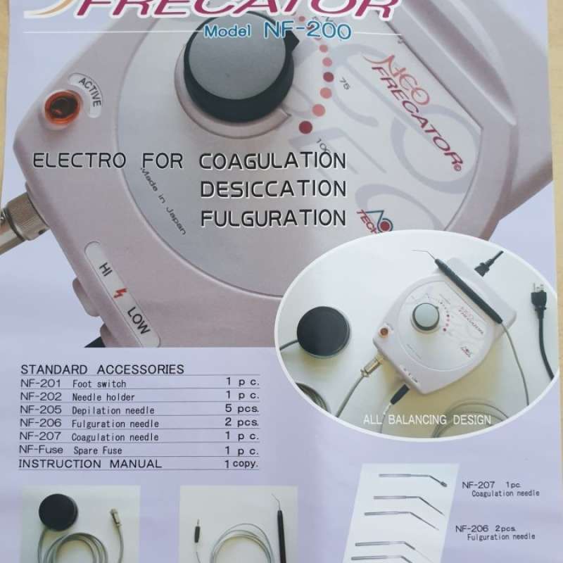 Promo Neo Frecator Nf 200 Japan Skin Cauter (coag-desicc-fulguration ...