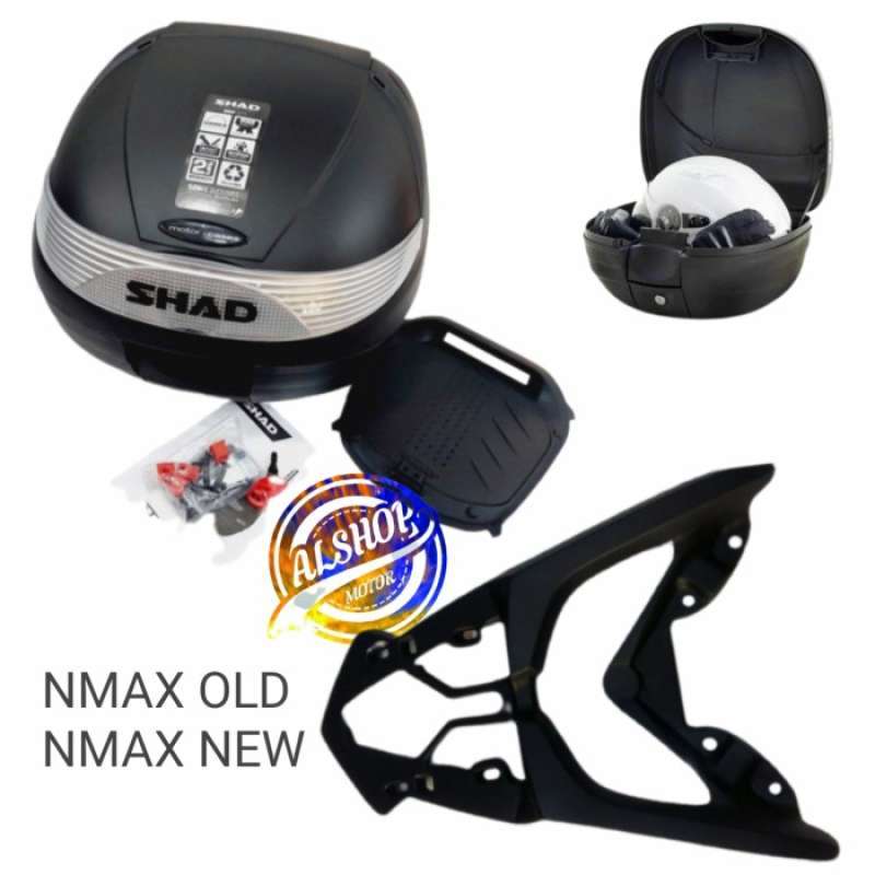 Promo Paketan Box Shad Sh29 + Breket Bracket Top Box Motor Nmax Old ...