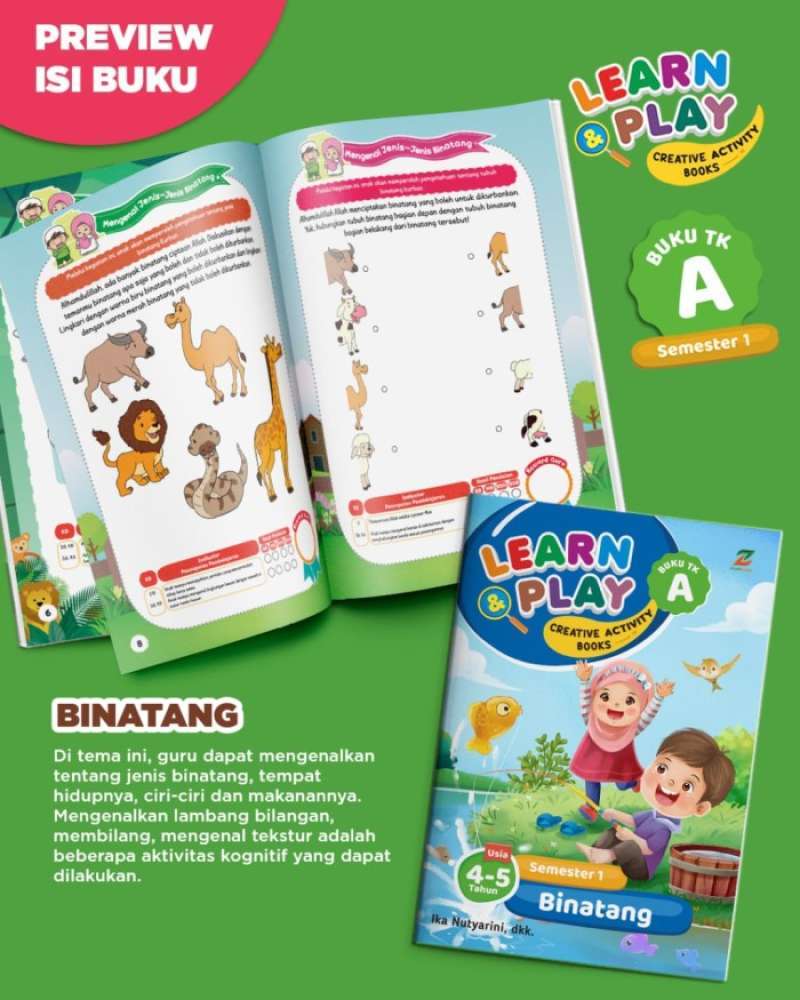 Promo Buku Anak Learn And Play Creative Activity Book Tk A Ziyad Book ...