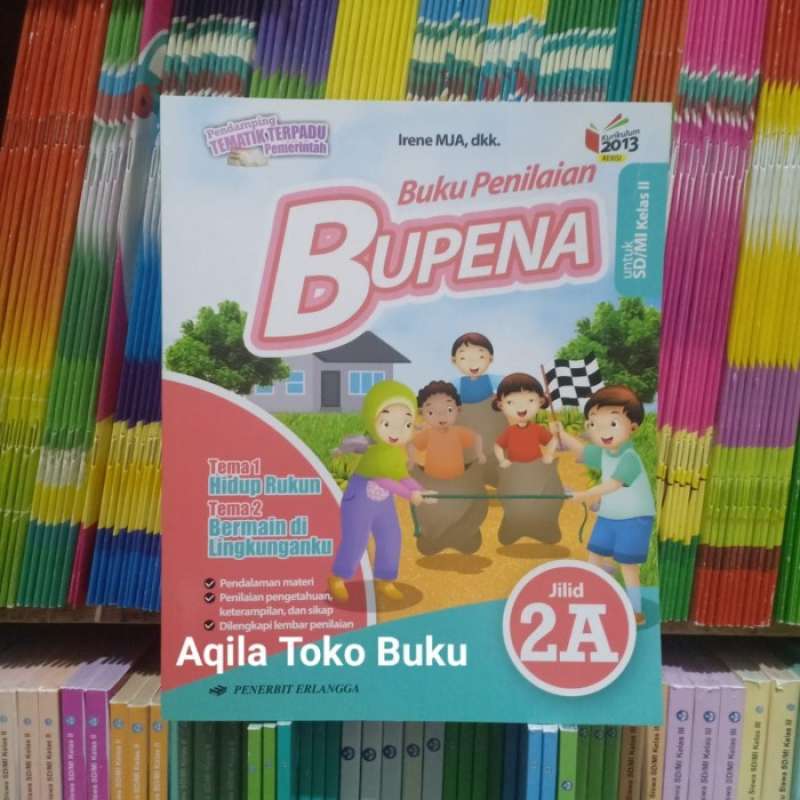 Promo Paket Bupena 2a 2b 2c 2d Kelas 2 Sd K13 Erlangga Harga 4 Buku ...