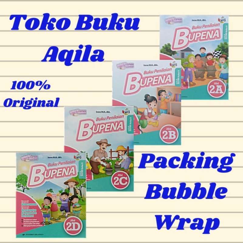 Promo Paket Bupena 2a 2b 2c 2d Kelas 2 Sd K13 Erlangga Harga 4 Buku ...