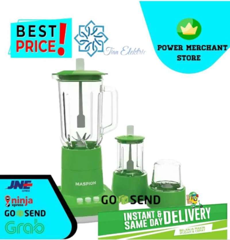 Promo Maspion Mt-12723 Gl Blender Gelas 1 Liter 3in1 Diskon 23% Di ...