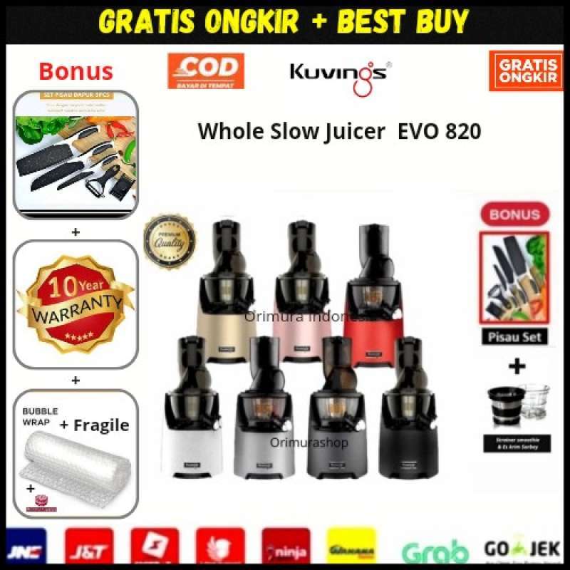 Promo Kuvings Evo820 Whole Slow Juicer - Kuvings Evo Matt 820 Slow Juicer Diskon 23% Di Seller ...