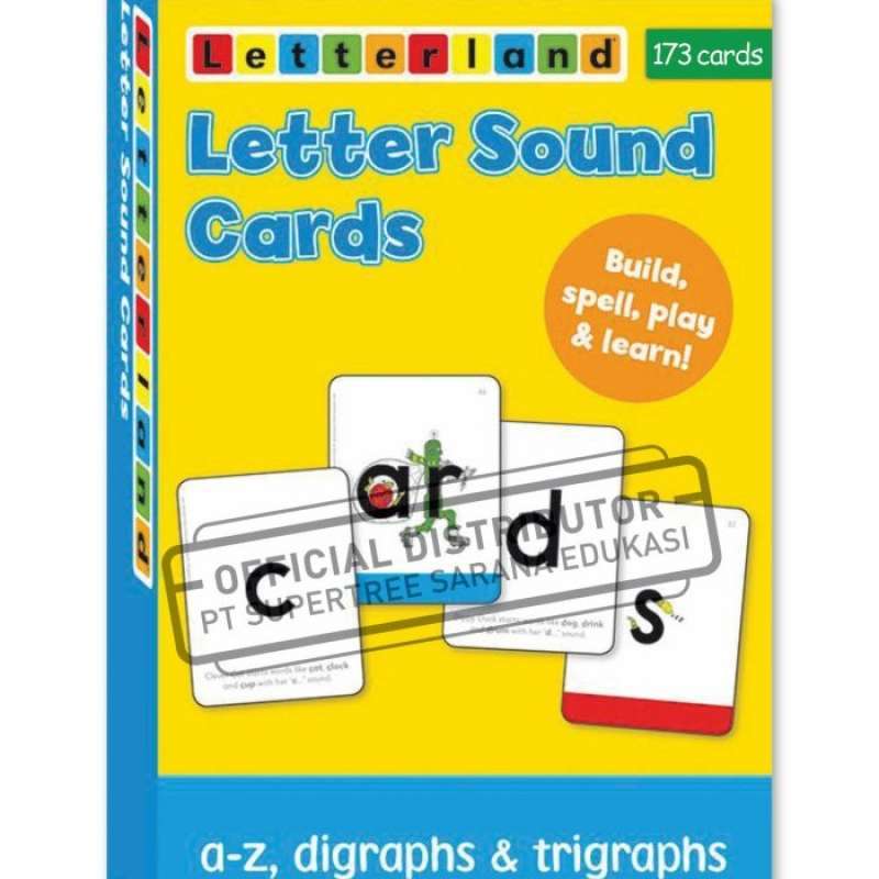 Promo Letterland Letter Sound Cards ( 173 Cards ) Diskon 24% Di Seller ...