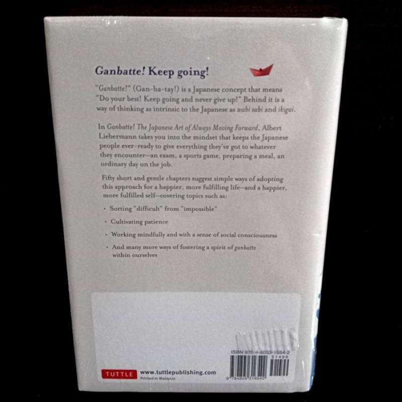 Promo Ganbatte! : The Japanese Art Of Always Moving Forward By Albert ...