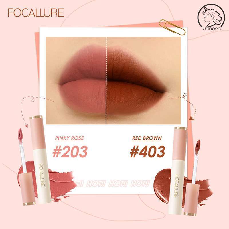 Jual Focallure #confidencehalo Velvet-matte Lip Cream Lipstick Fa196 ...