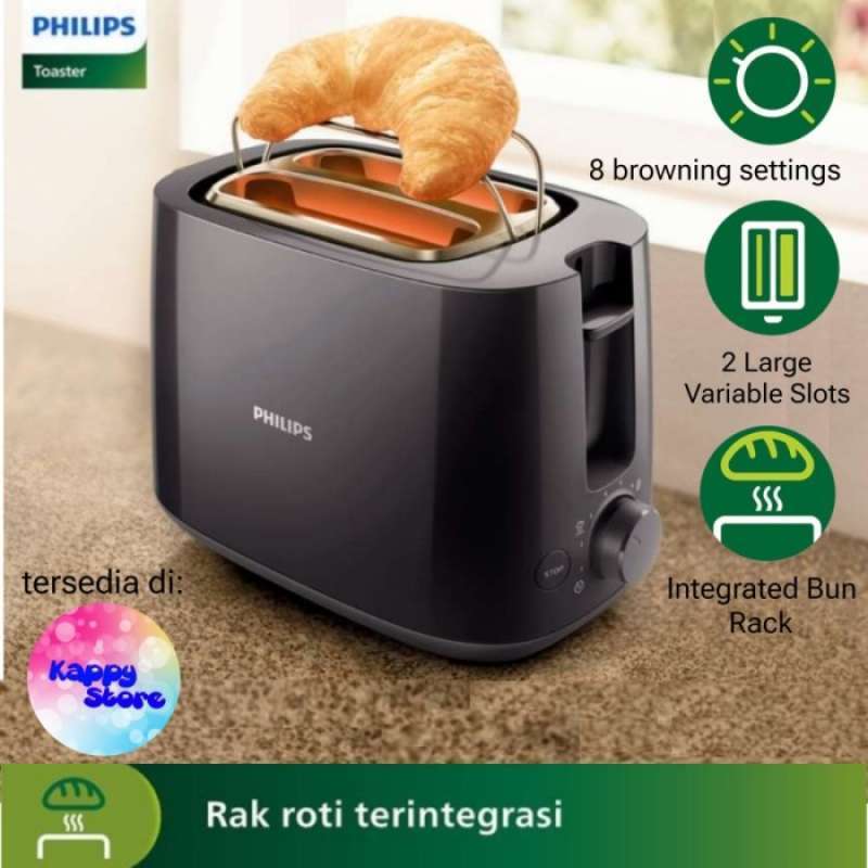 Jual Philips Toaster Pop Up Roti Low Watt Hd 2583 Pemanggang Sandwich ...
