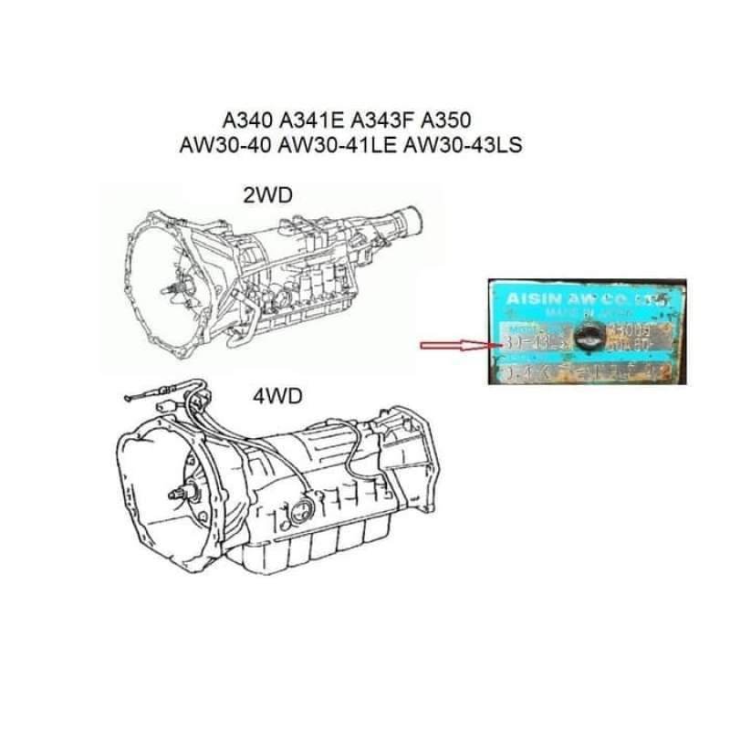 Jual Kampas Dan Packing Set Matic A341e Ls400 Majesta Volvo 04351-352ms ...