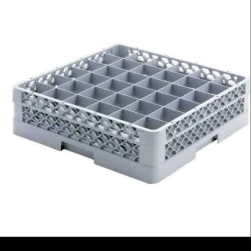 Promo Rak Keranjang Box Kontainer Gelas Susun 36 Lubang Cafe Resto ...