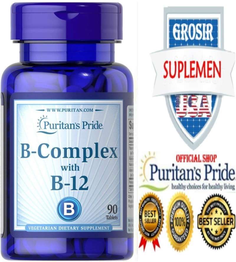 Promo Vitamin B-complex Isi 100 Caplet Usa 100% Puritan Diskon 33% Di ...