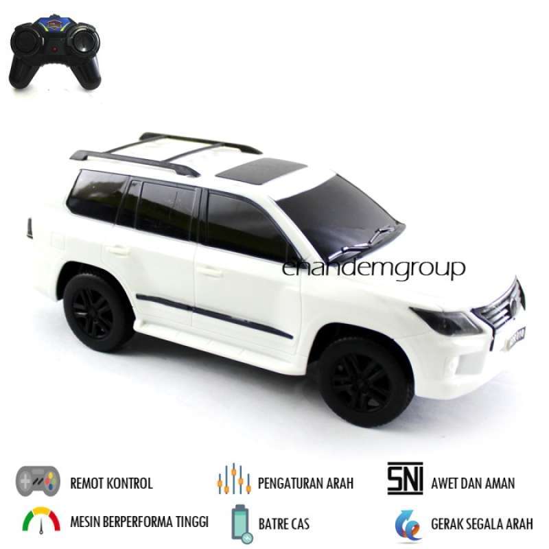 Promo Mainan Mobil Remot Kontrol Rc Big Suv Batre Cas Lampu Led Putih