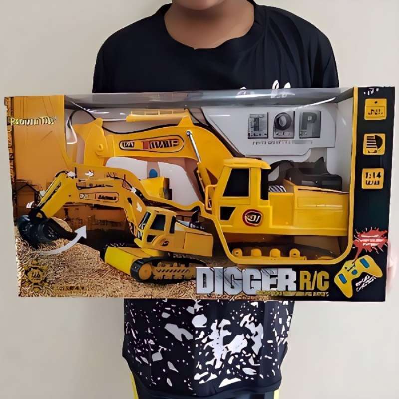 Promo Rc Excavator Besar Remote Control - Mainan Remot Truk Beko Alat ...